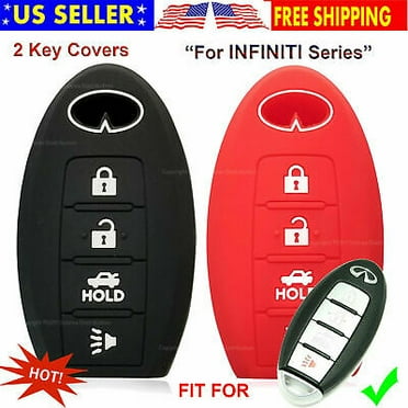 Dobrev Black 4 Buttons Silicone Case Protector Key Fob Smart Car Remote ...
