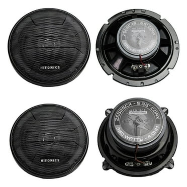 Crunch 300 Watts 6.5-Inch Coax Shallow 4 Ohms CS Speakers (2 Pack) | CS ...