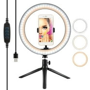 Bower 12-inch LED RGB Ring Light Studio Kit with Special Effects; Black ...