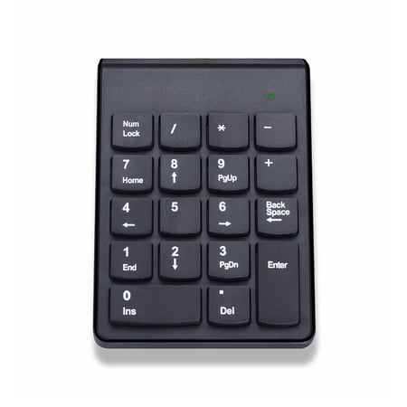 2.4G USB Wireless Keypad Stable Connection Lower Keyboard Numpad with ...