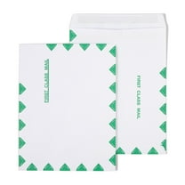 Staples Tyvek EasyClose Catalog Envelopes 10"L x 13"H White with Green ...