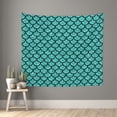 Balery Aquamarine Glitter Pattern Tapestry 60x51 Inches - Large Wall ...