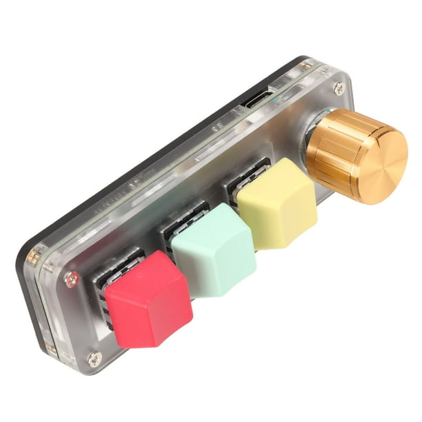 3 Key Mini Mechanical Keyboard, One Handed Mechanical Keyboard with ...