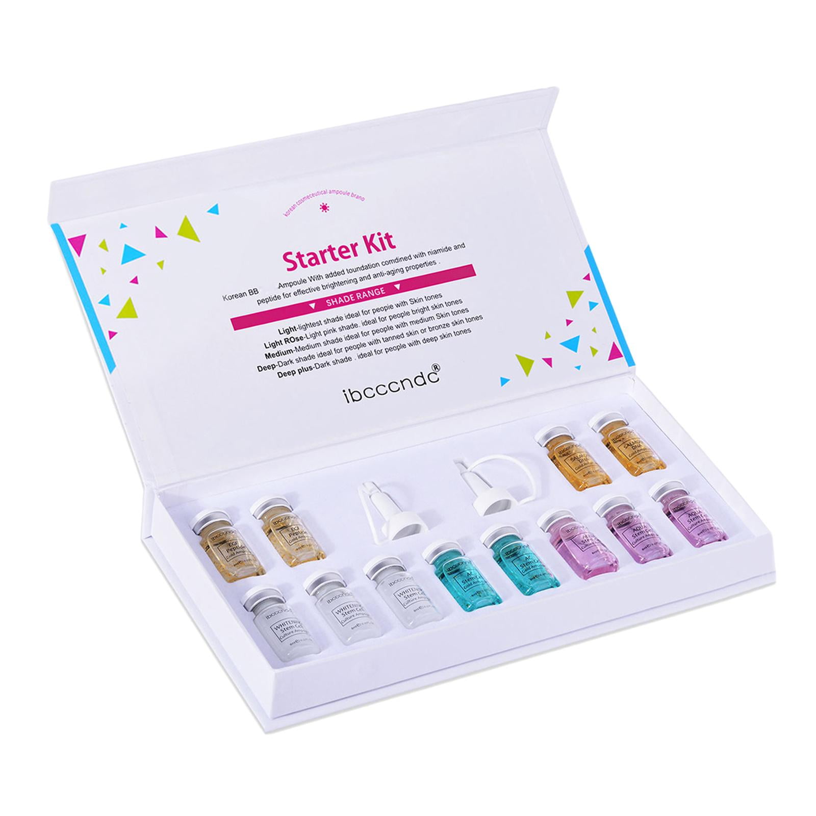 Cosméticos BB crema Glow suero acné Anti-envejecimiento blanqueamiento brillante Foundation (8ml ...