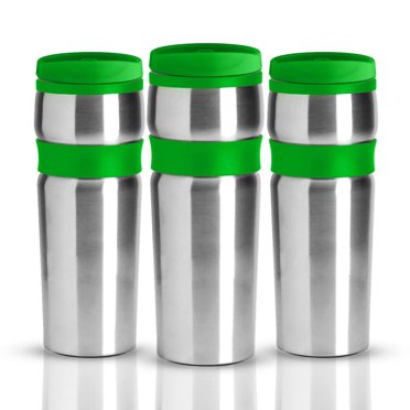 Tire Design Coffee Tea Mug, Stainless Steel Interior Car Wheel travel ...