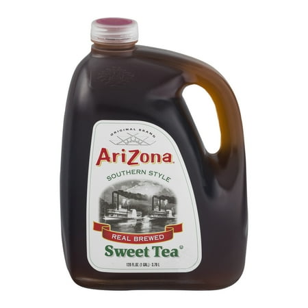 Arizona Real Brewed Southern Style Sweet Tea, 128.0 FL OZ - Walmart.com
