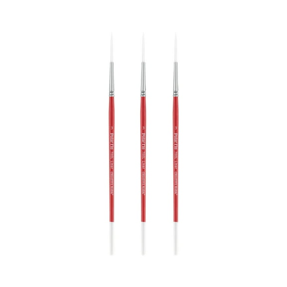 ARTIFY 38 Pieces Paint Brushes, Intermediate Series, Nylon Hairs Art ...