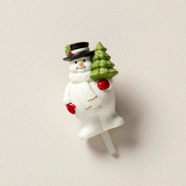 Lenox Profile Poppers Snowman Plate Decor - Walmart.com