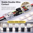 Double-Wire Plug-in Connector Led Light Strip Connectors 2 Pin, Low ...