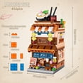NICKSUN Building Blocks Toys Japanese Street View Mini Bricks Model Set ...