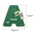 Letter Patch Iron on Alphabet A Patches Embroidered Sew on for Clothes ...