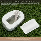 Hide-A-Key Stone Safe – Fake Rock Key Hider, Weather-Resistant Garden ...