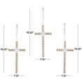 DecMode Wood Carved Beaded Crosses Wall Decor - Set of 3 - Walmart.com
