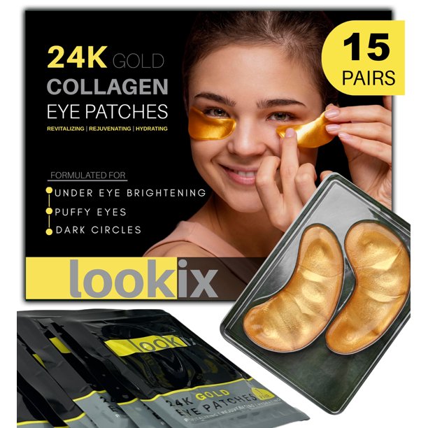 Lookix Under Eye Patches for Dark Circles and Puffiness - Collagen Eye ...