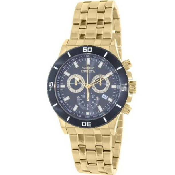 Invicta - Invicta Men's Specialty 0392 Gold Stainless-Steel Swiss ...