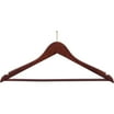 Flat Anti-Theft Sui Hanger with Walnut Finish and P-Nail, (Box of 50 ...