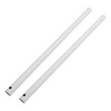 OUNONA 2 Pcs Ceiling Fan Rod Extension Replacement Extenders White ...