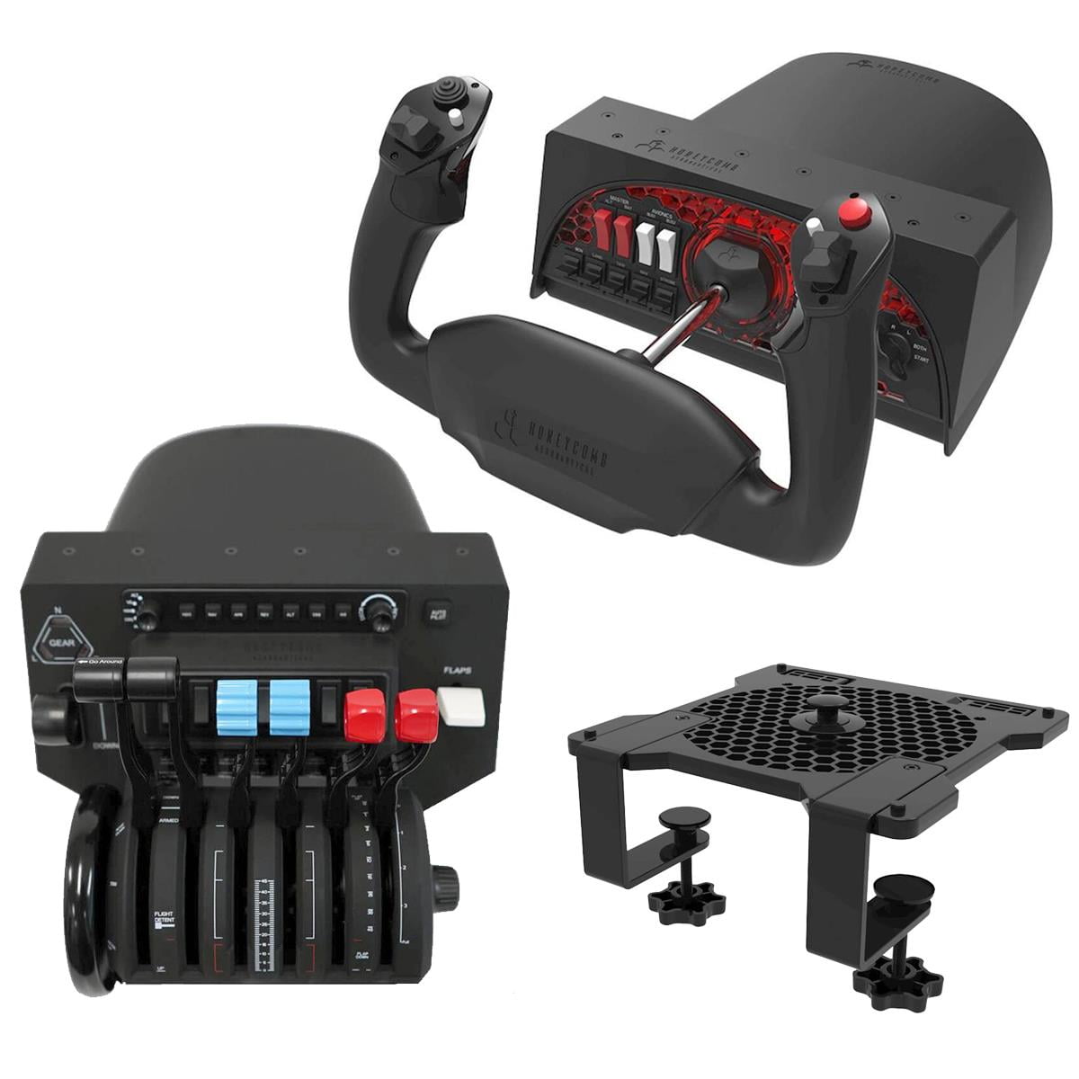 Buy Honeycomb Bravo Throttle Quadrant with Alpha Flight Controls Yoke ...