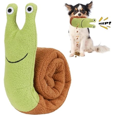Snuff Toys for Dogs, Interactive Dog Puzzle Snuff Mat Toys Slow Snail ...