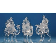 25" Lighted Silver Sisal Prancing Reindeer Christmas Yard Art Decoration - Walmart.com