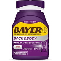 Bayer Back and Body Extra Strength Aspirin 500 mg, Pain Reliever With ...