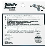 Gillette Sensor Excel Men's Razor Blade Cartridges - Comfortable Twin ...