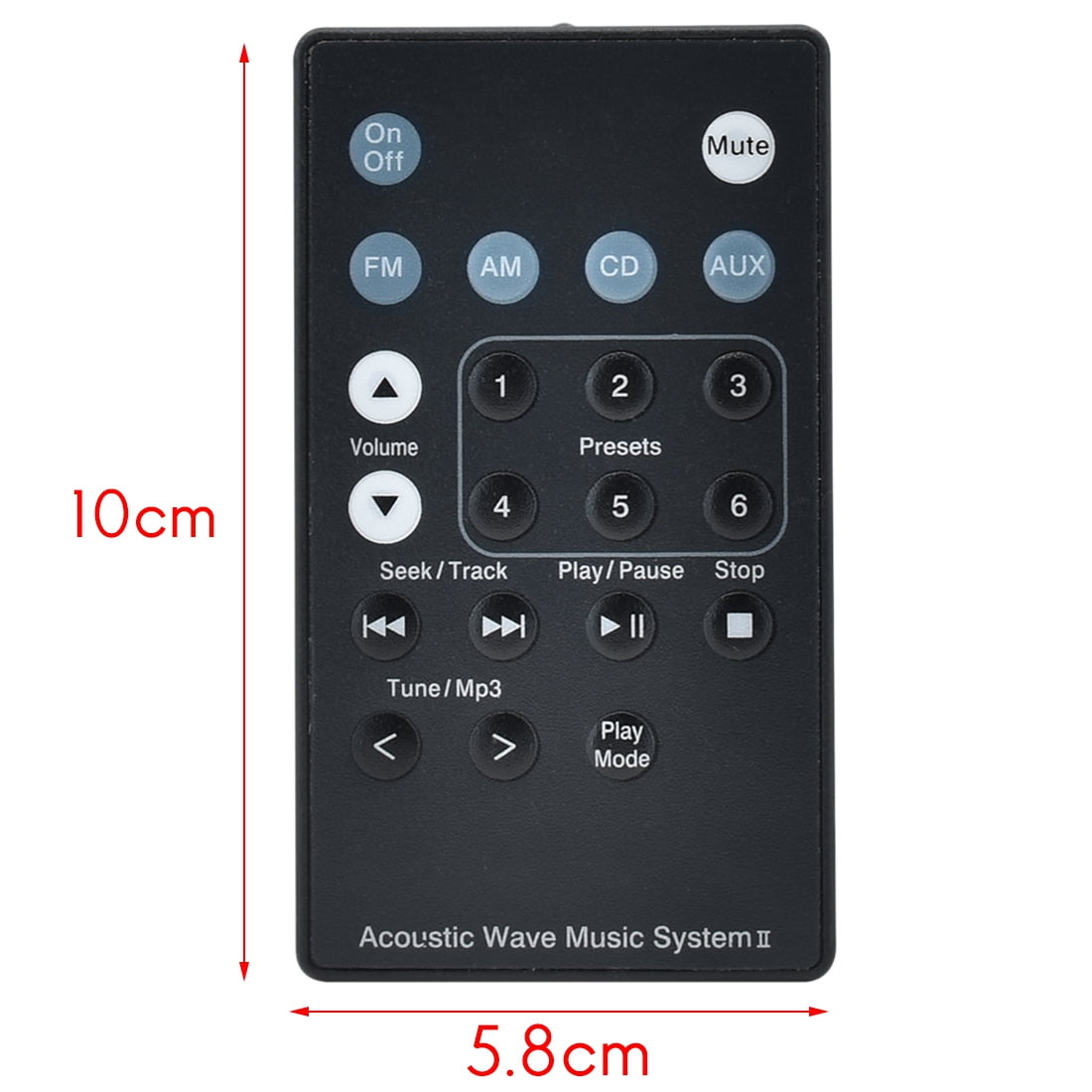 Buy Acoustic Wave Music System II B5 System Multi Disc Player Remote ...