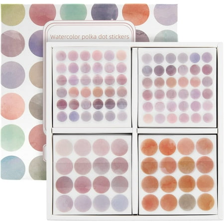 Colorful Stickers Pad, 8mm/15mm Round Self Adhesive Labels for ...