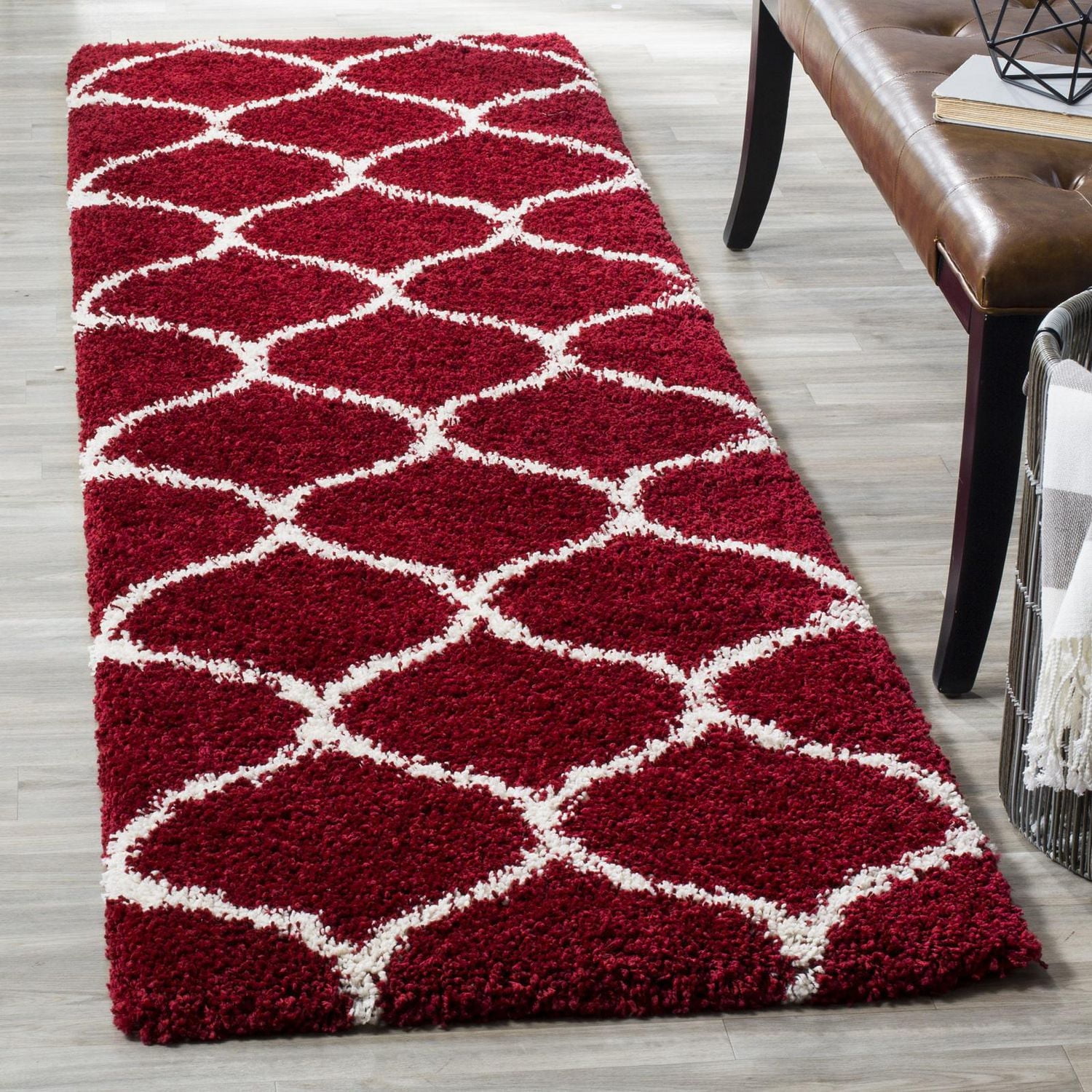 Click here for Safavieh Hudson Arline Geometric Shag Area Rug 23... prices