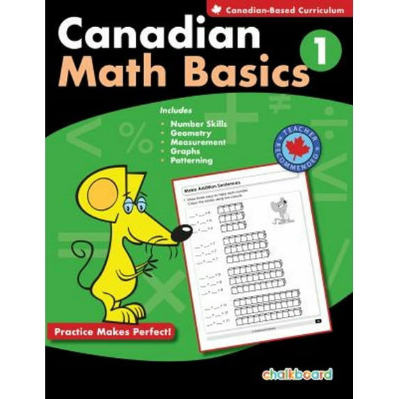 Pre-Owned Canadian Math Basics Grade 1 - Walmart.com