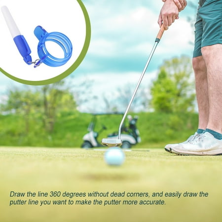 Golf Ball Line Marker Tool Three-way Stylish No Fading Golf Alignment ...