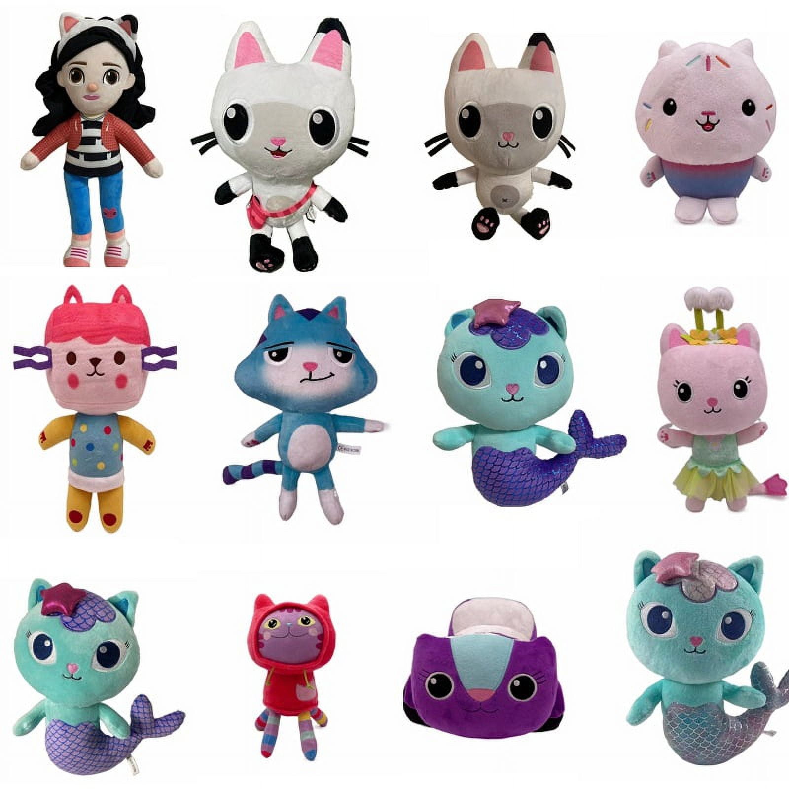 Mango Gabby Dollhouse Sirena Pastel Gato Peluche Juguete | Walmart en línea