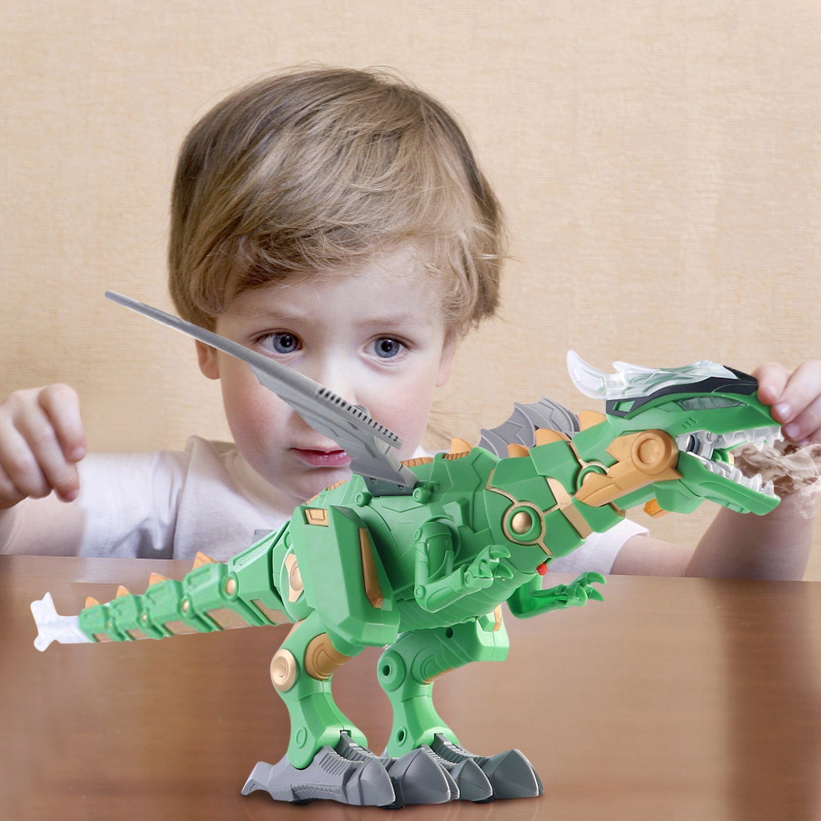 Kiplyki Wholesale Children's Electric Dinosaur Light Concert Walk Will ...