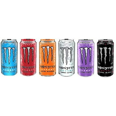 Monster Energy 3 Flavor Variety Pack, 16 oz Cans, Pack of 12 - Walmart.com