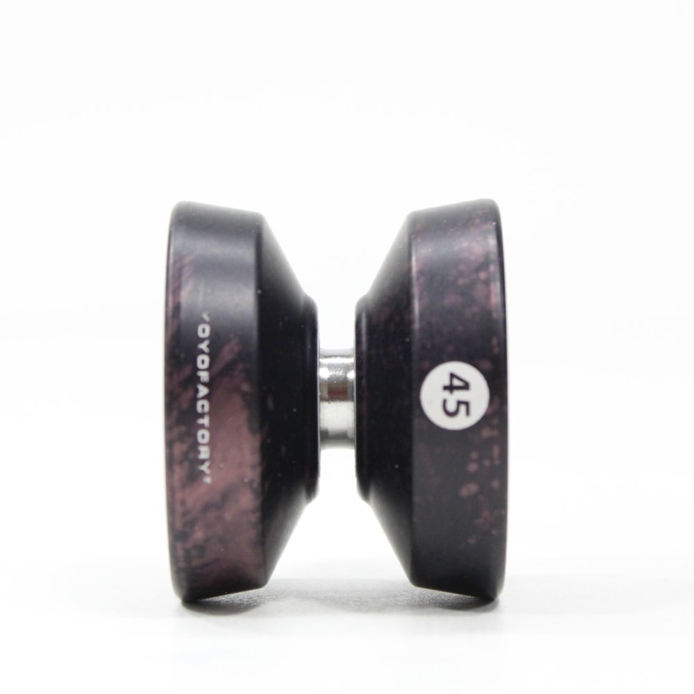 YoYoFactory 45 YoYo - Fingerspin Cap - Undersized Metal Yo-Yo (Black ...