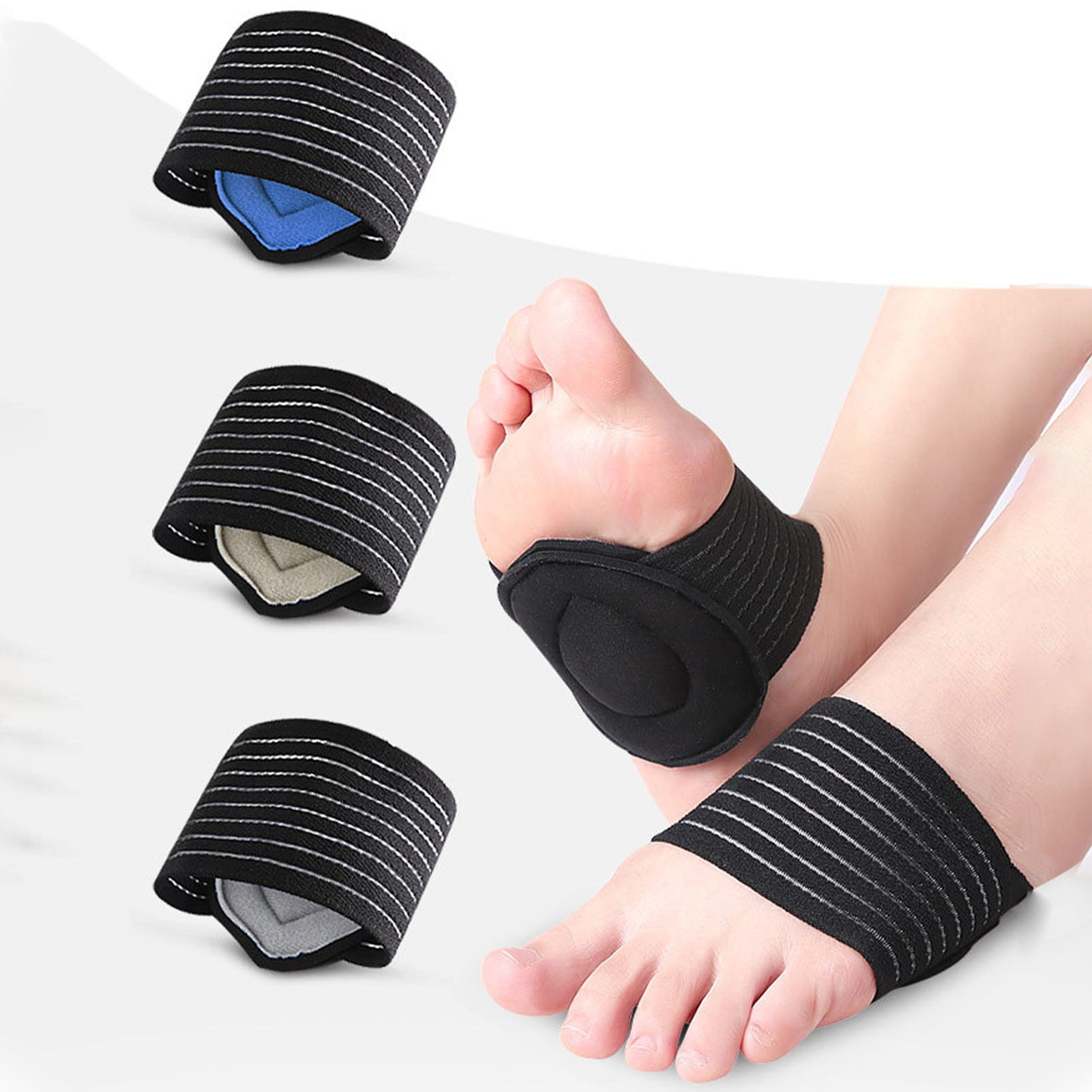 Happy Date 1 Pair Arch Support Brace Compression Cushioned Support ...