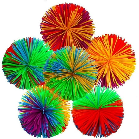 Monkey Stringy Balls Rainbow Colorful Bouncy Balls Silicone Jugging ...