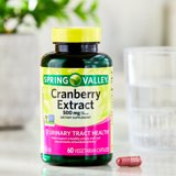 Spring Valley Cranberry Extract Urinary Tract Support Vegetarian ...