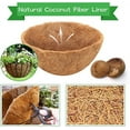 14inch 4 Pack Round Coco Liner for Hanging Basket,Flower Hanging Basket ...