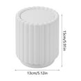 Euaioeiu Mini Trash Can with Lid, Push to Open, Small Desktop ...
