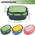 1pc Stainless Steel Lunch Box Lunch Box Food Storage Container For Gym ...