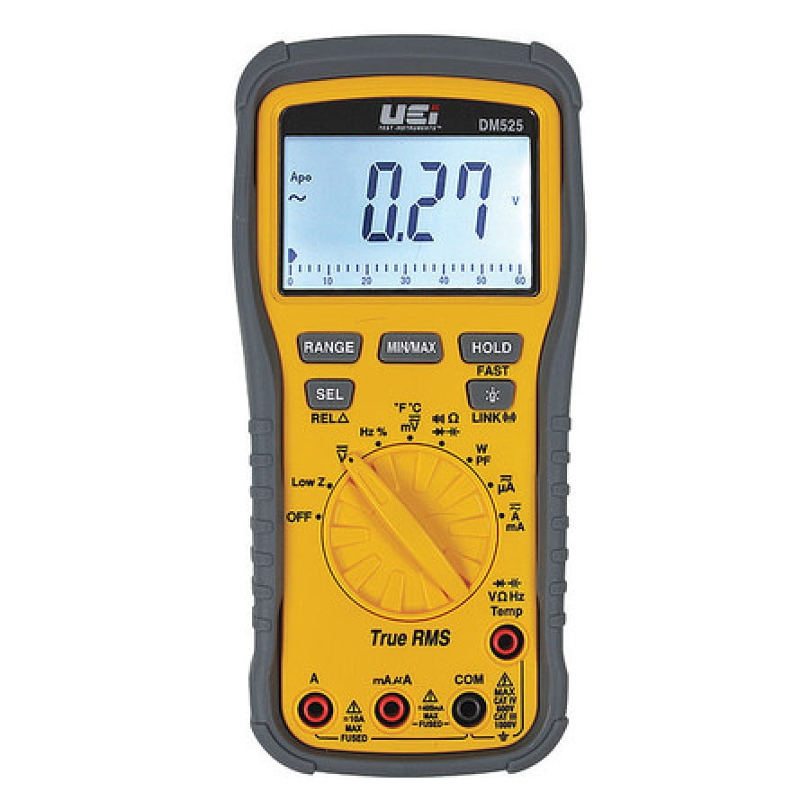 UEI TEST INSTRUMENTS DM525 Wireless Digital Multimeter,Backlit LCD ...