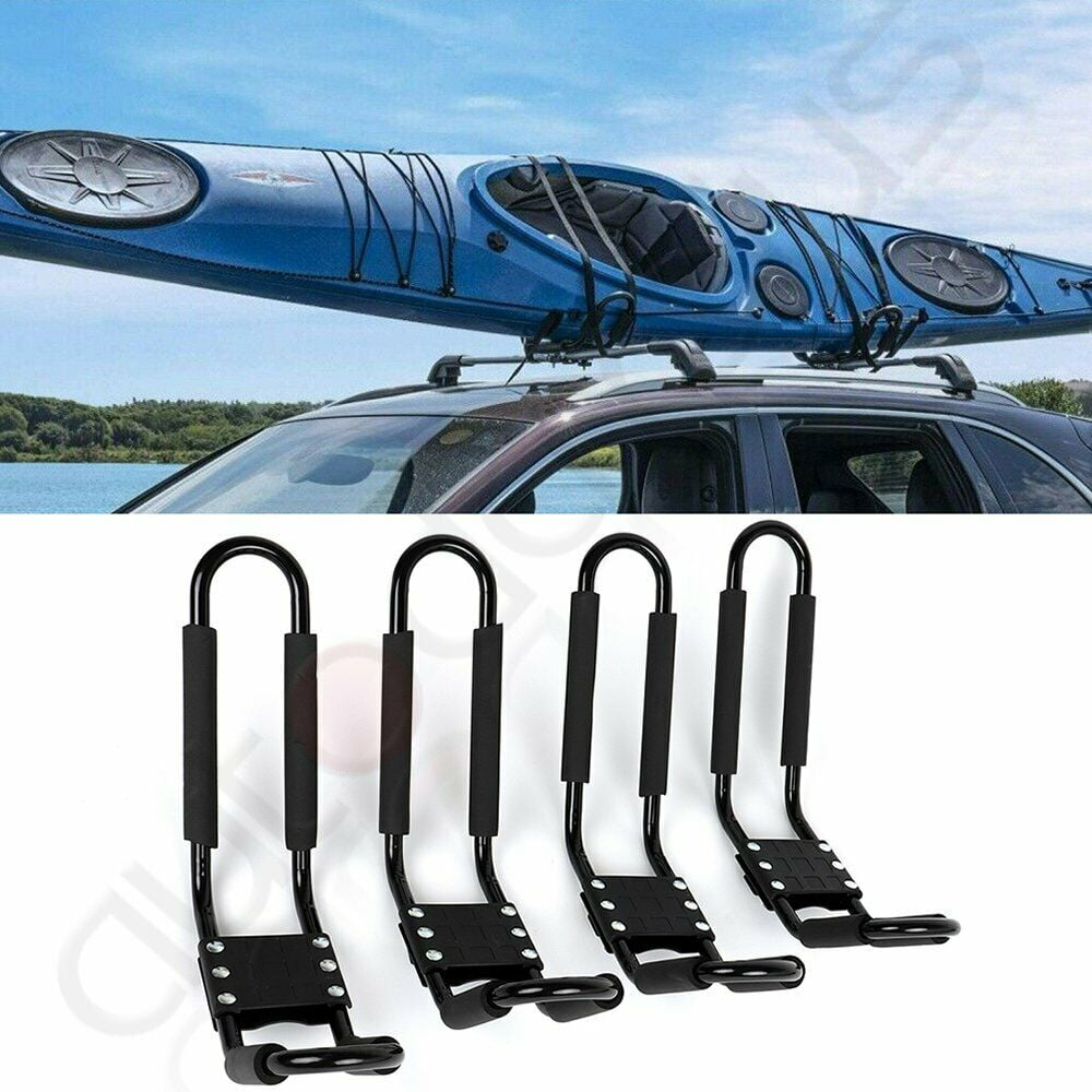 ECCPP 2 Pairs Kayak Carrier Boat Ski Surf Snowboard Roof Mount Car ...