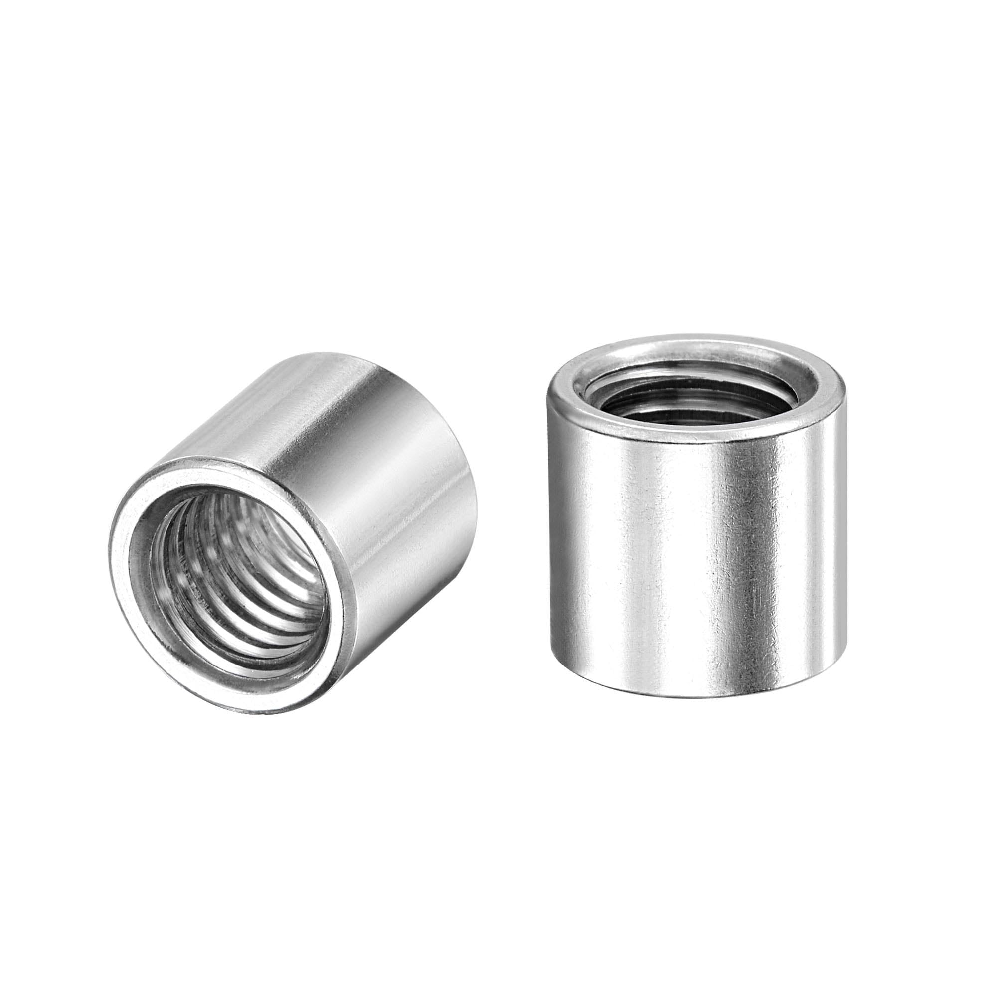 Round Weld Nuts, M10 x 14mm x 13mm Weld On Bung Female Nut Threaded ...