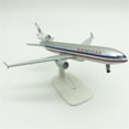 JMLIANG 20cm American MD-11 Aircraft Airplane Model 1:400 Diecast with ...