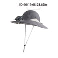 Eespoir Outdoor Wide Brimmed Sun Hat, Solar Fan Hat Ideal Beach Hat ...