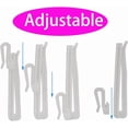 30 pcs Adjustable Curtain Hooks for Drapes Depth Pinch Pleat Locking ...