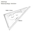 Triangle Ruler Square Set 30/60, 45/90 Degrees 22cm Triangle Rafter ...