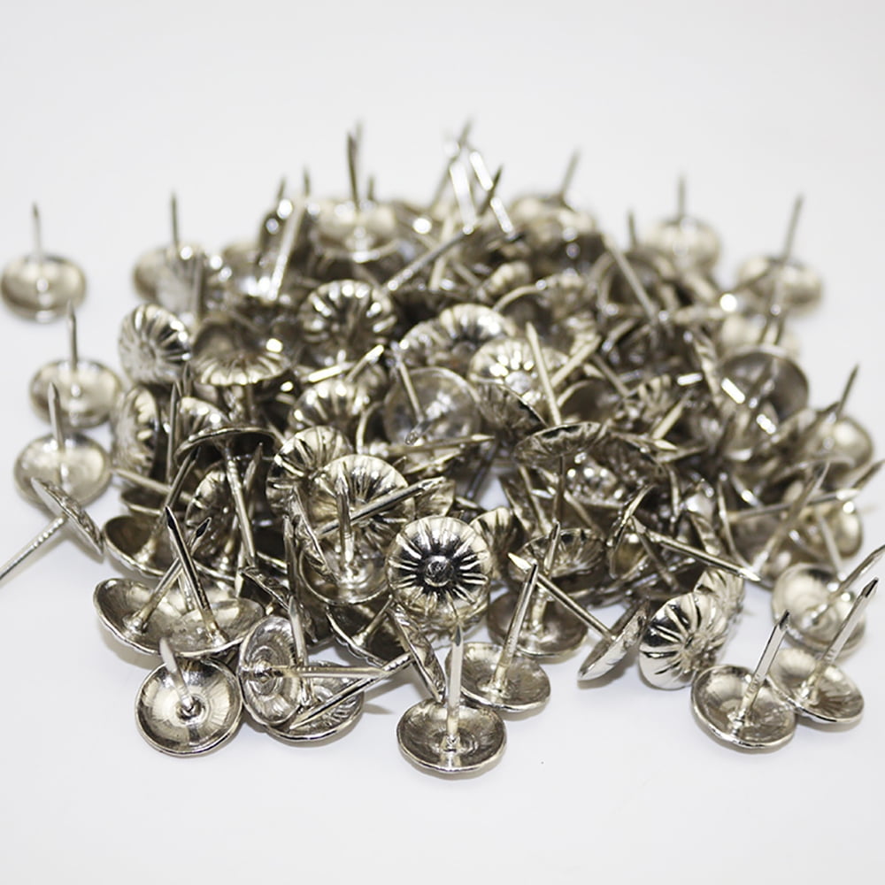 Juego de 100 piezas de clavos para tapicería, clavos decorativos para ...