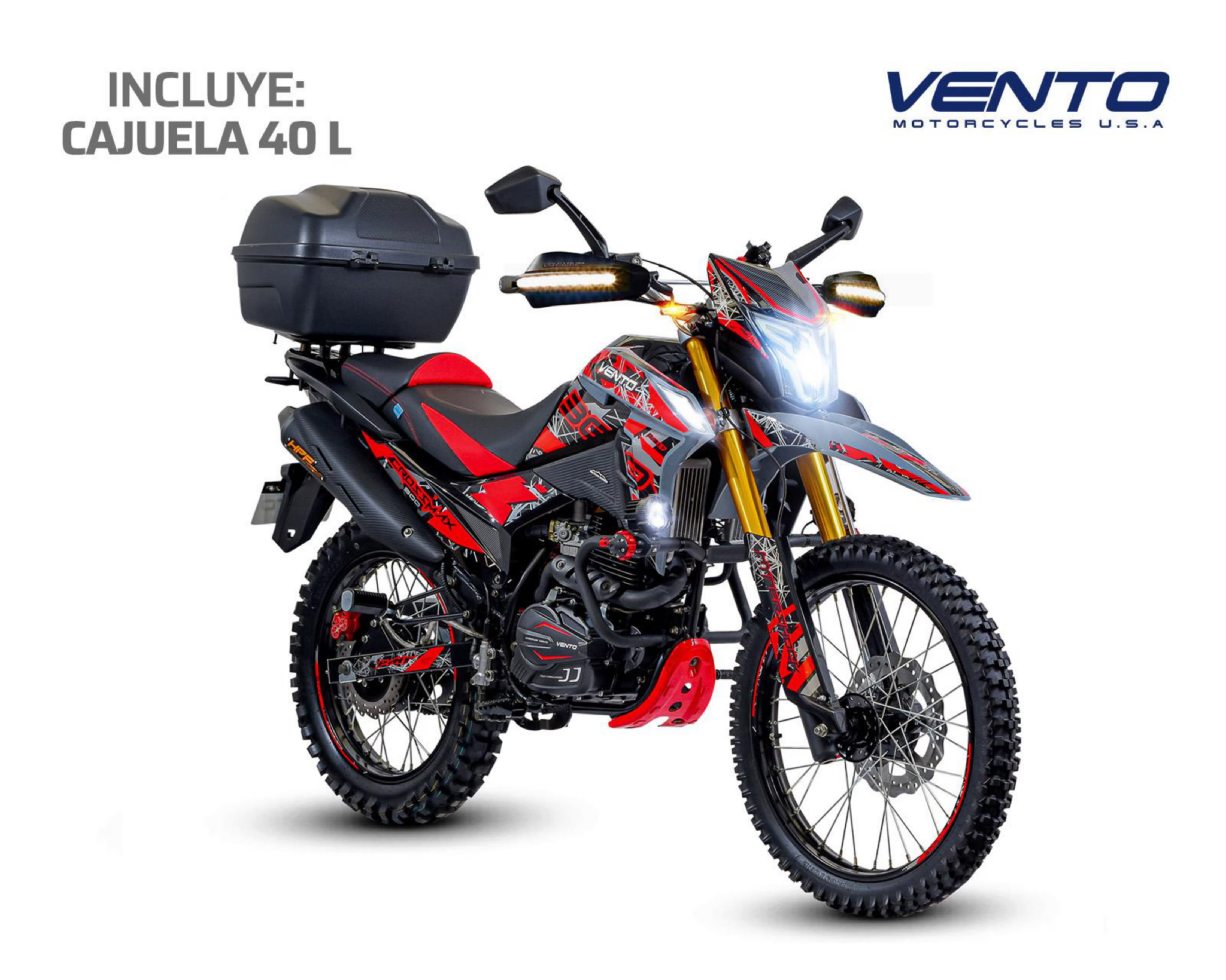 Motocicleta Doble Propósito VENTO Crossmax 300 Rally 2024 | Walmart en línea